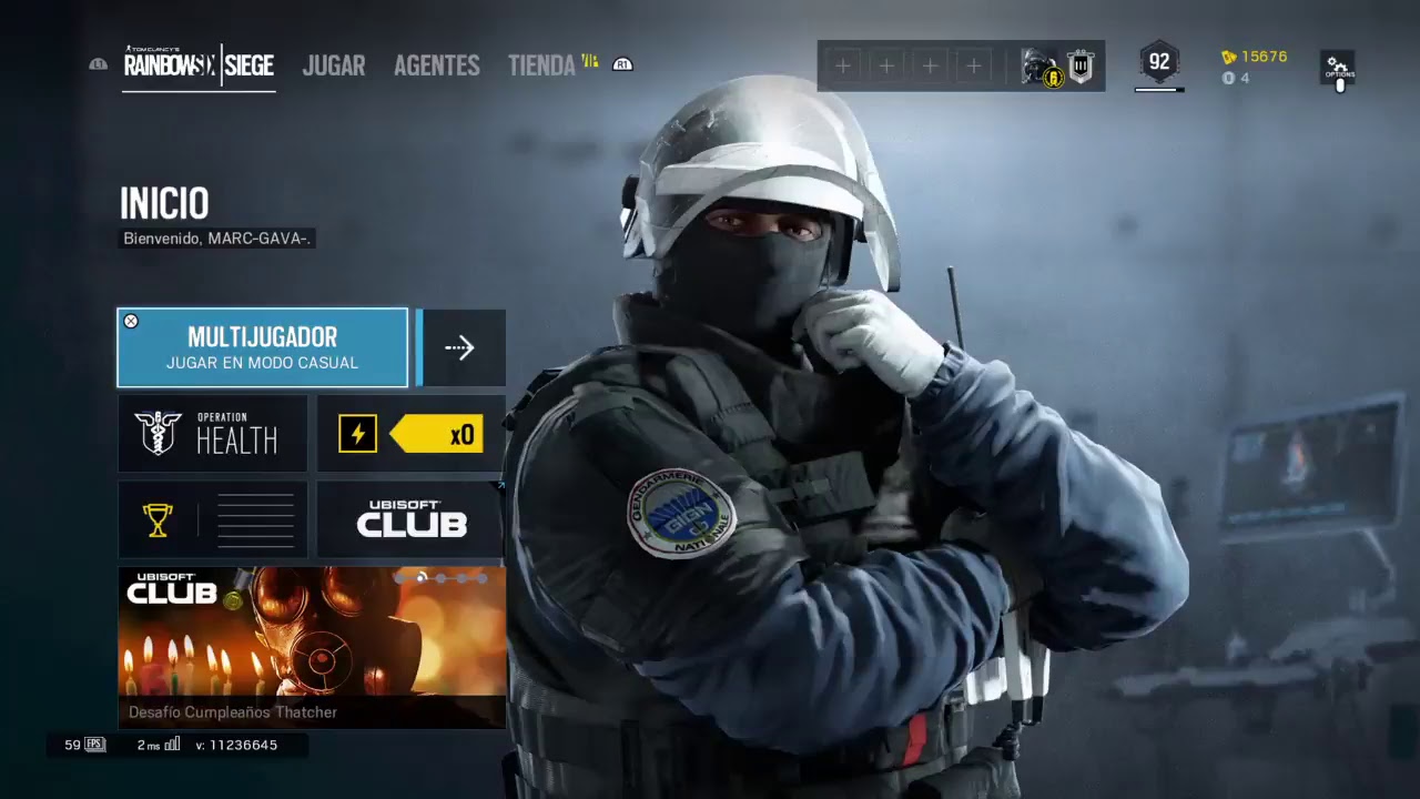 R6 PS4 ROAD TO NIVEL 100 #1 FBI SWAT!! - YouTube