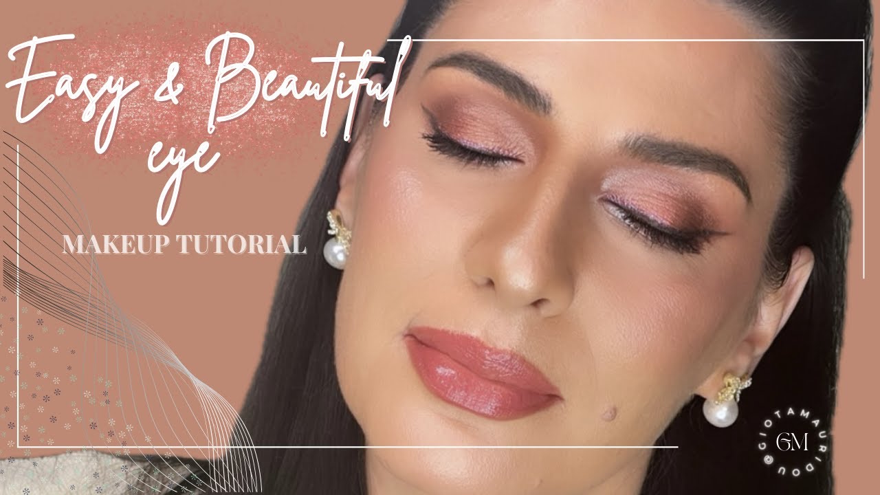Easy and beautiful eye makeup tutorial - YouTube