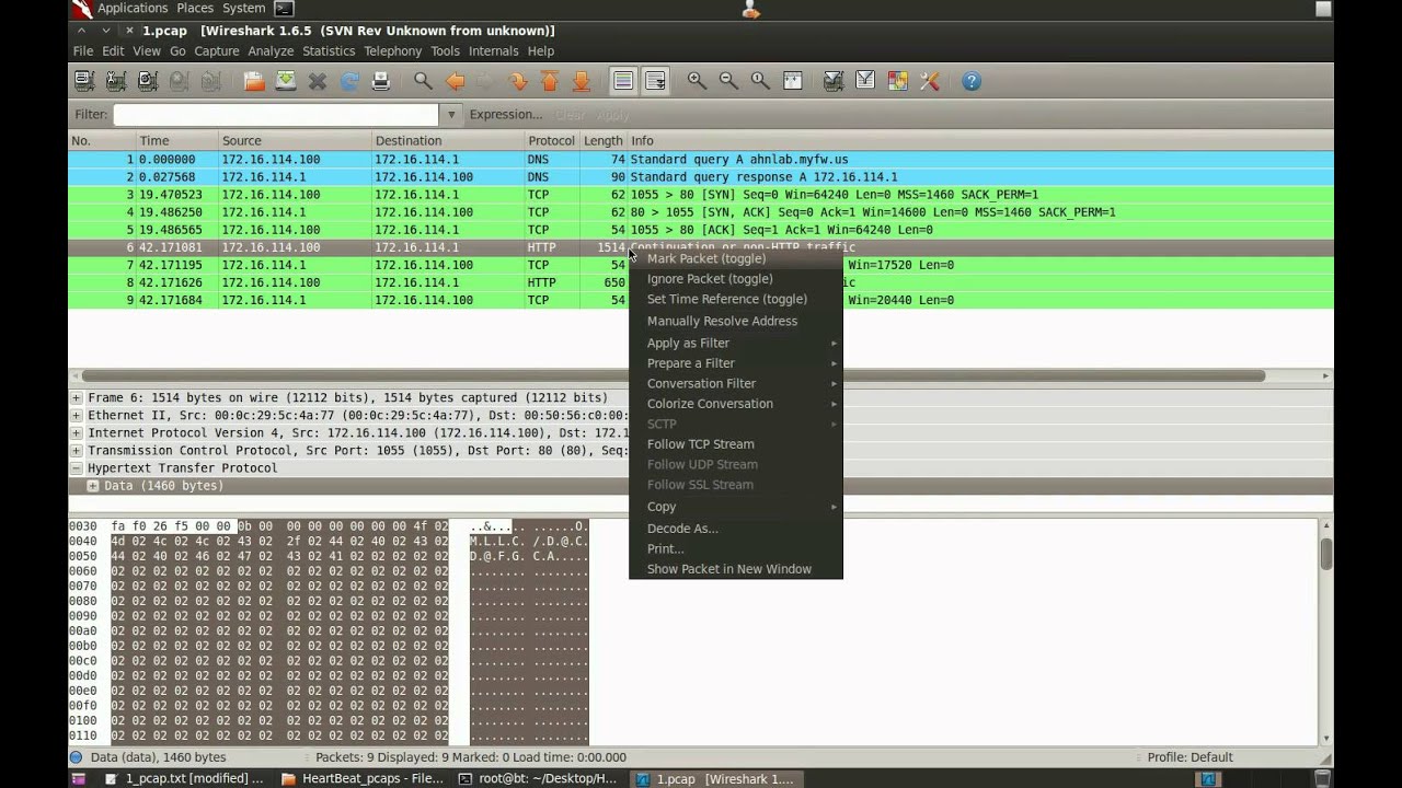 Demo1a - Decrypting HeartBeat APT RAT communication - YouTube