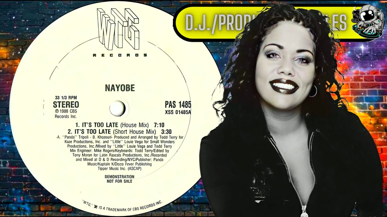 Nayobe – It's Too Late #1988 #freestyle - YouTube