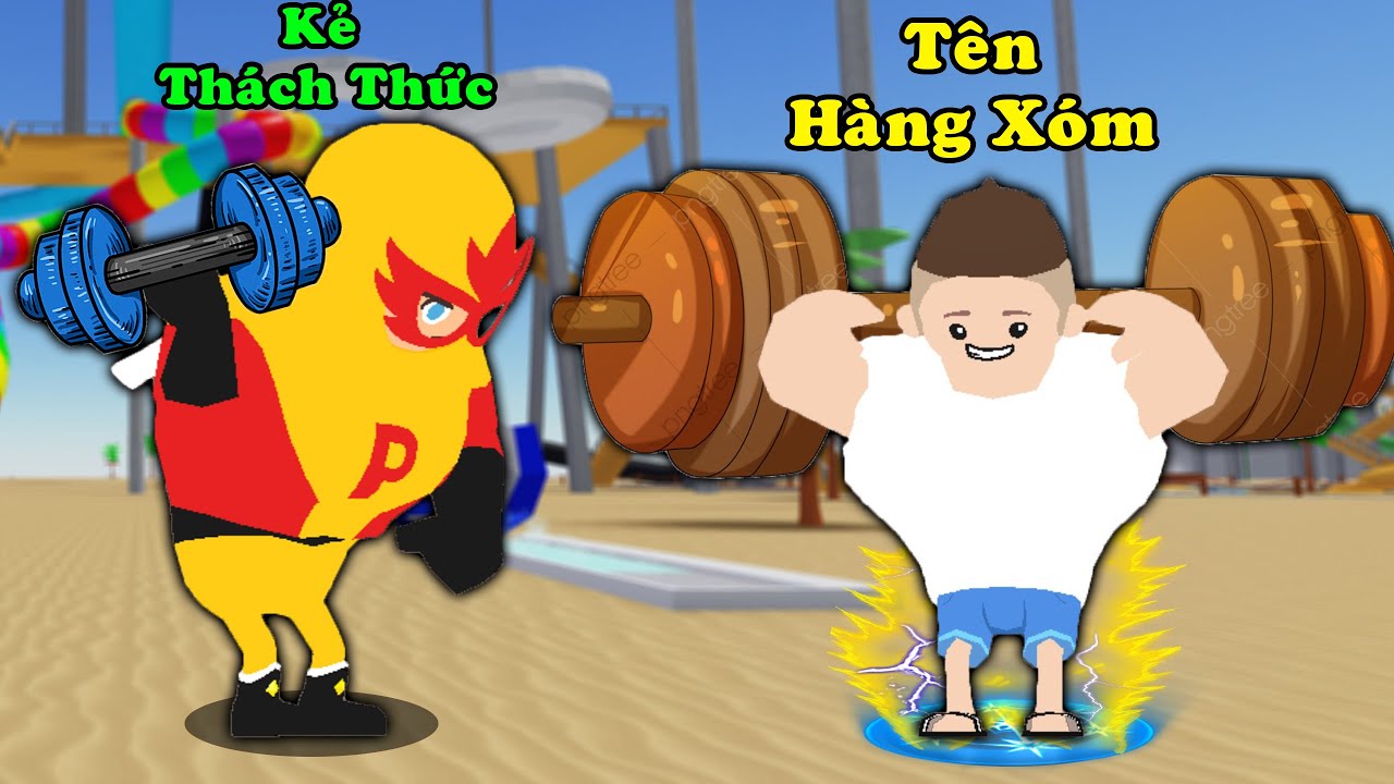 NẾU NHƯ THẮNG TÊ TÊ THI ĐẤU KẺ THÁCH THỨC VỚI TÊN HÀNG XÓM TRONG PLAY ...
