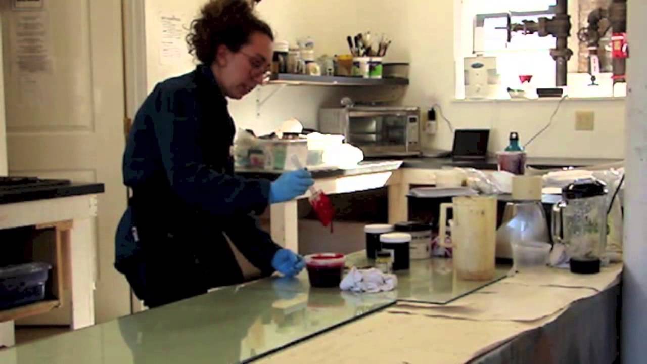 Esther White Deconstructed Silkscreen Part 1 of 2 - YouTube