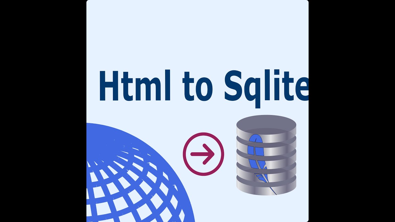 Html table To Sqlite - YouTube
