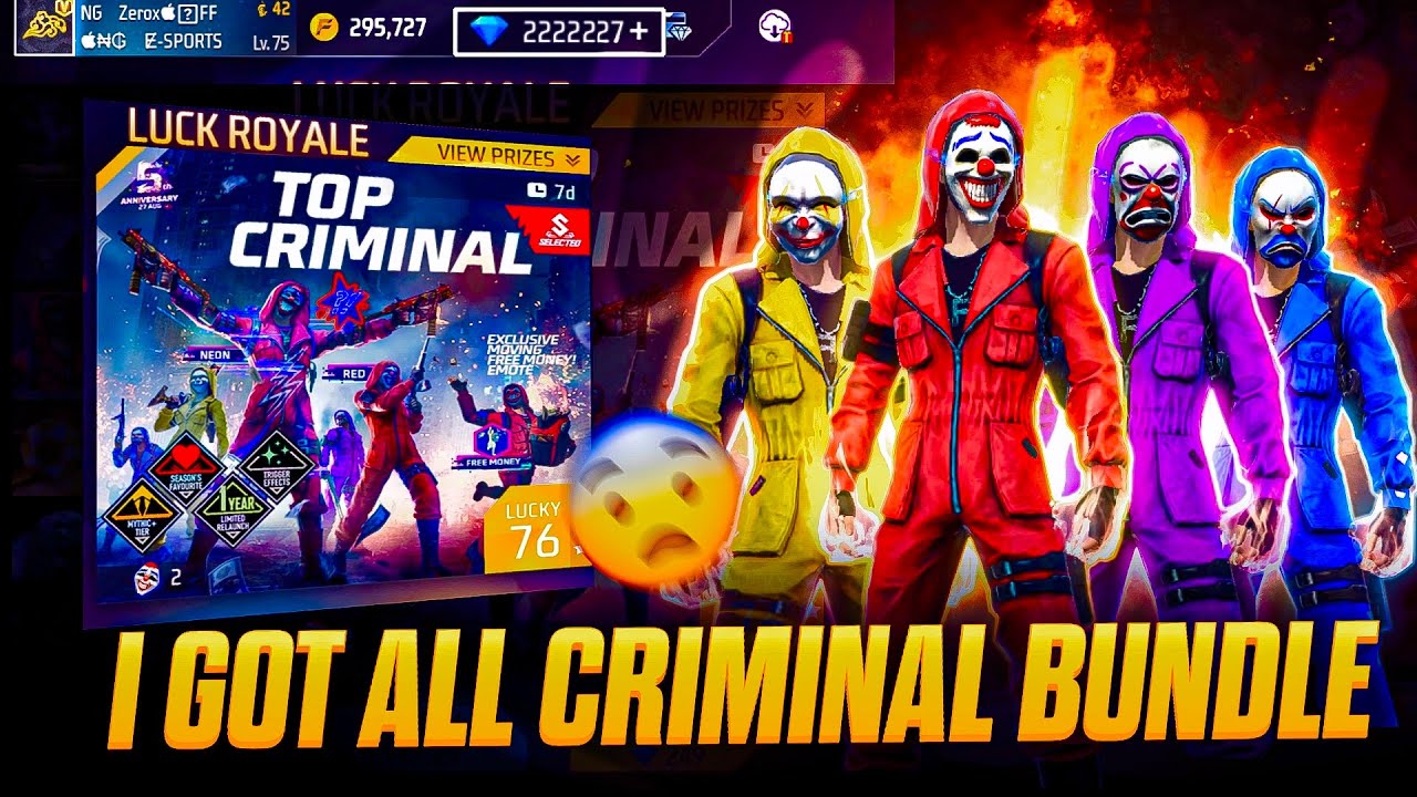 Finally Top Criminal Event is back on Freefire !!😱I got All Criminal ...
