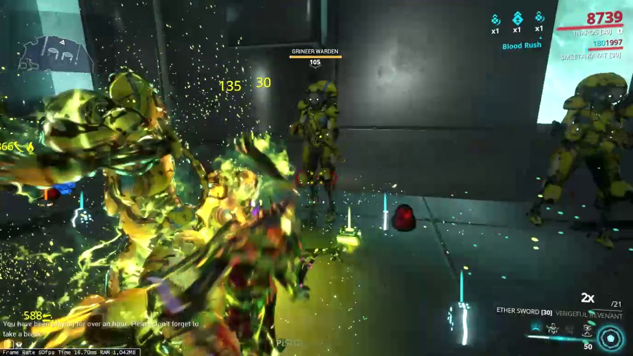 Warframe-Ether Sword beast mode - YouTube
