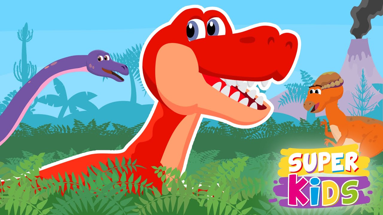 SUPER KIDS - Dino Plays Hide And Seek - Kids Songs And Nursery Rhymes ...