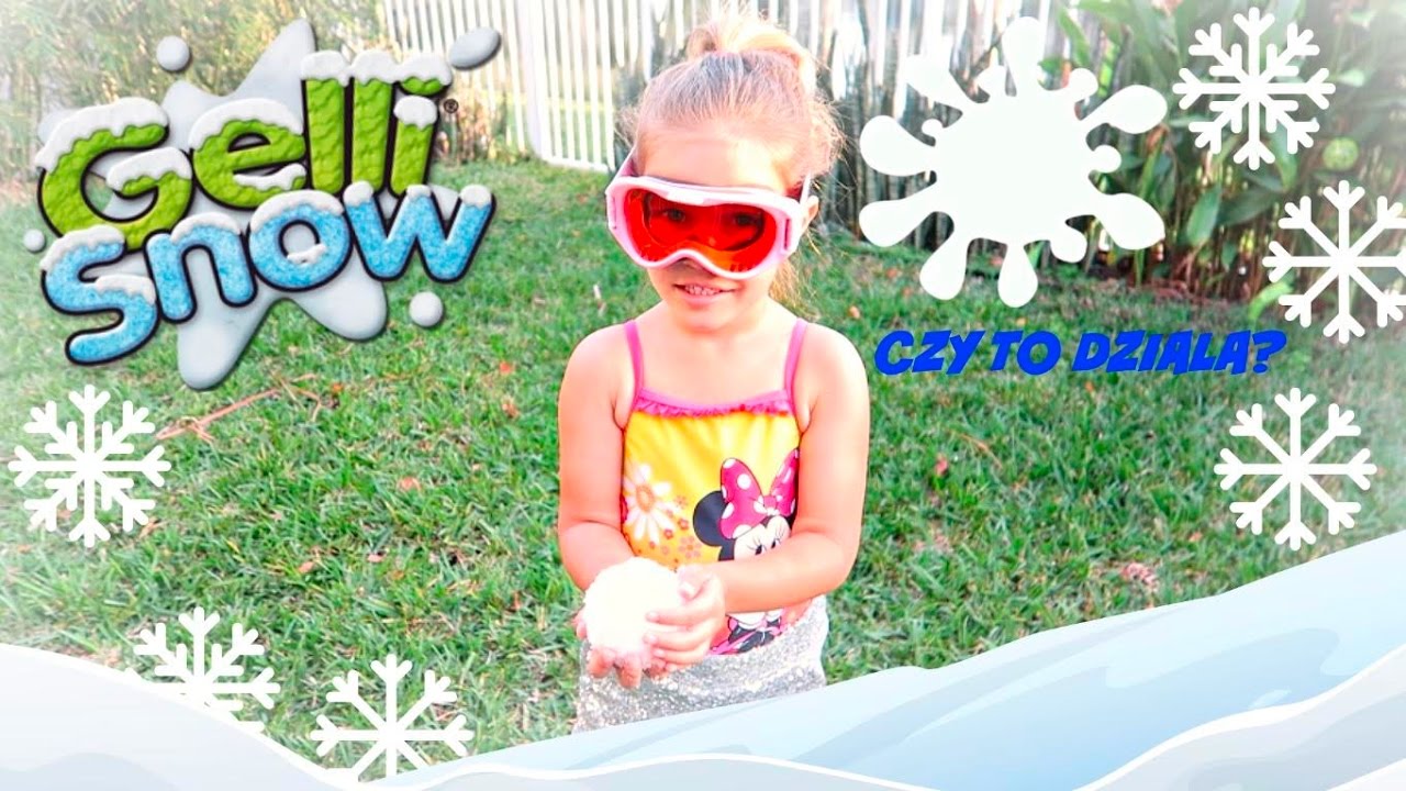 GELLI SNOW CZYLI ROBIMY SNIEG/ CZY TO NAPRAWDE DZIALA?! - YouTube