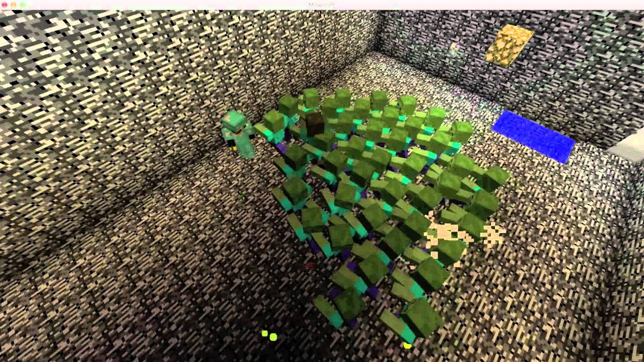 CFE24 Fighting an Army of Minecraft Zombies - YouTube
