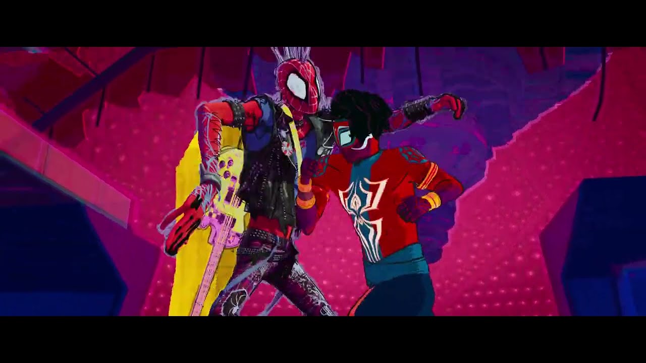 spider punk arrives hobie brown introduction full scene | spiderman ...