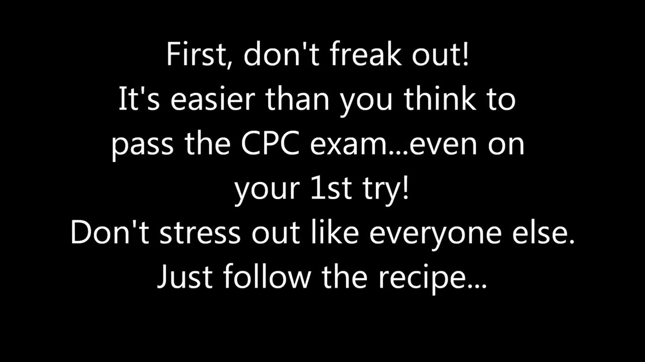 How To Pass CPC Exam 2019 - YouTube