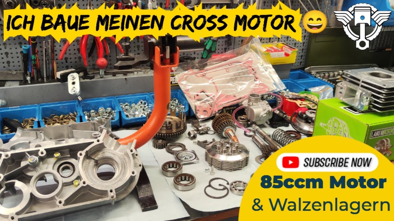 Ich Baue meinen Simson Cross Motor mit JW Sport Zylinderkit 85RM & LT85 ...