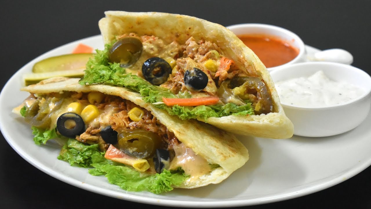 Pocket Shawarma Recipe at Home by Lively Cooking - YouTube