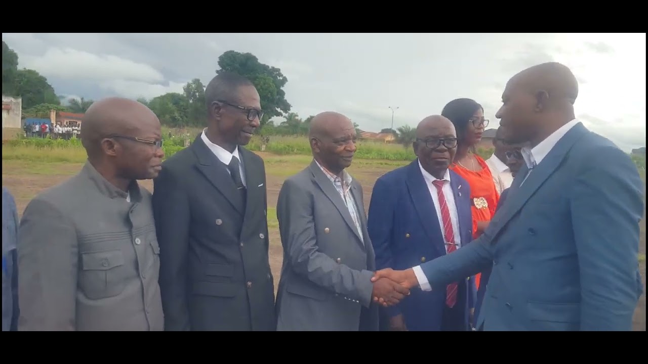 arrivé du nouveau proved, KADIATA NYEMBWE à Bandundu-ville - YouTube