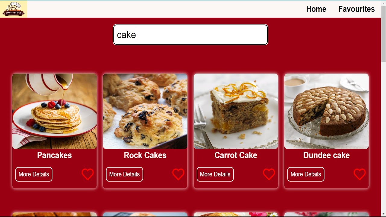 Meal App Using Html Css Javascript And Themeal Api Front End 7170