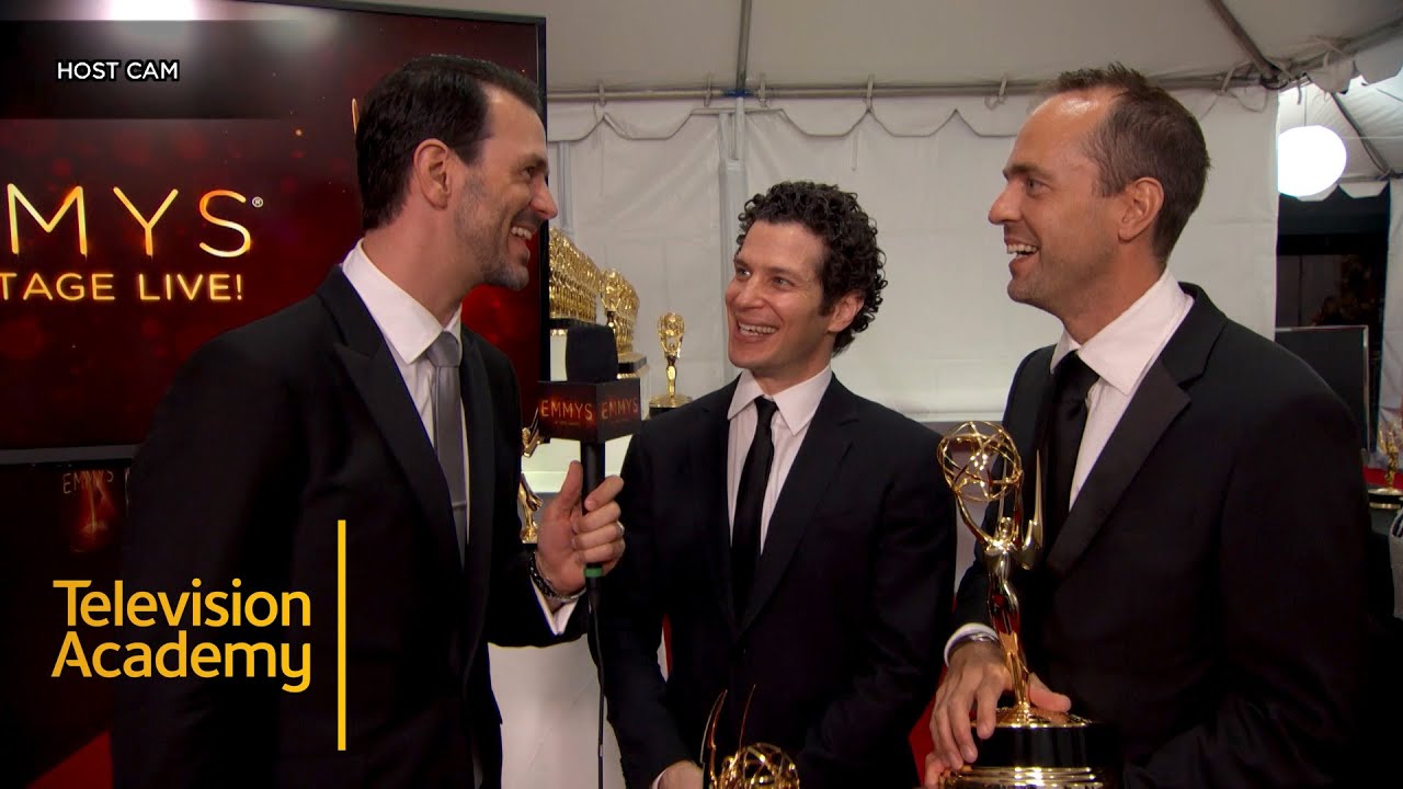 Emmys 2016 | Backstage with Thomas Kail & Alex Rudzinski - YouTube