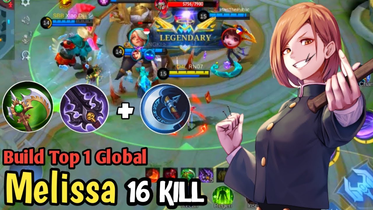 NEW METTA MELISSA CRITICAL DAMAGE | Best Build Melissa 2023 - Mobile ...