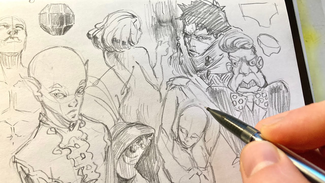 Sketchbook Practice Session - YouTube
