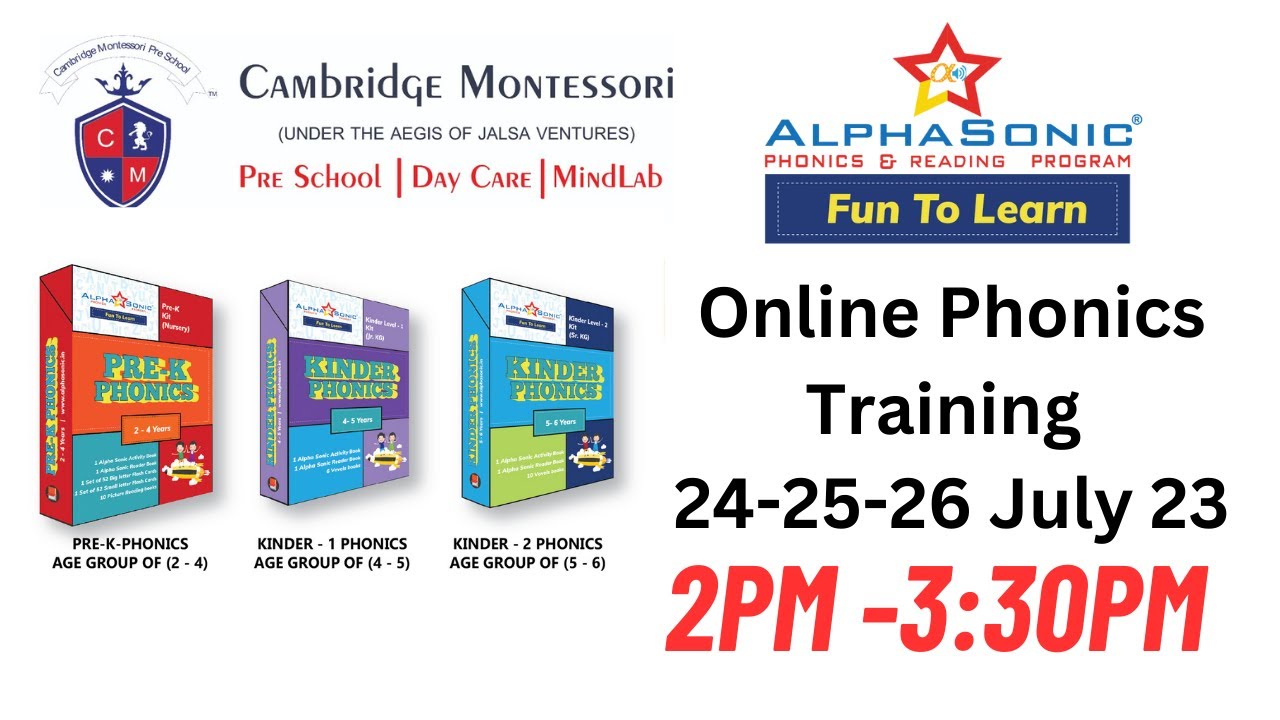 Online phonics Training From Alpha Sonic Phonics - YouTube