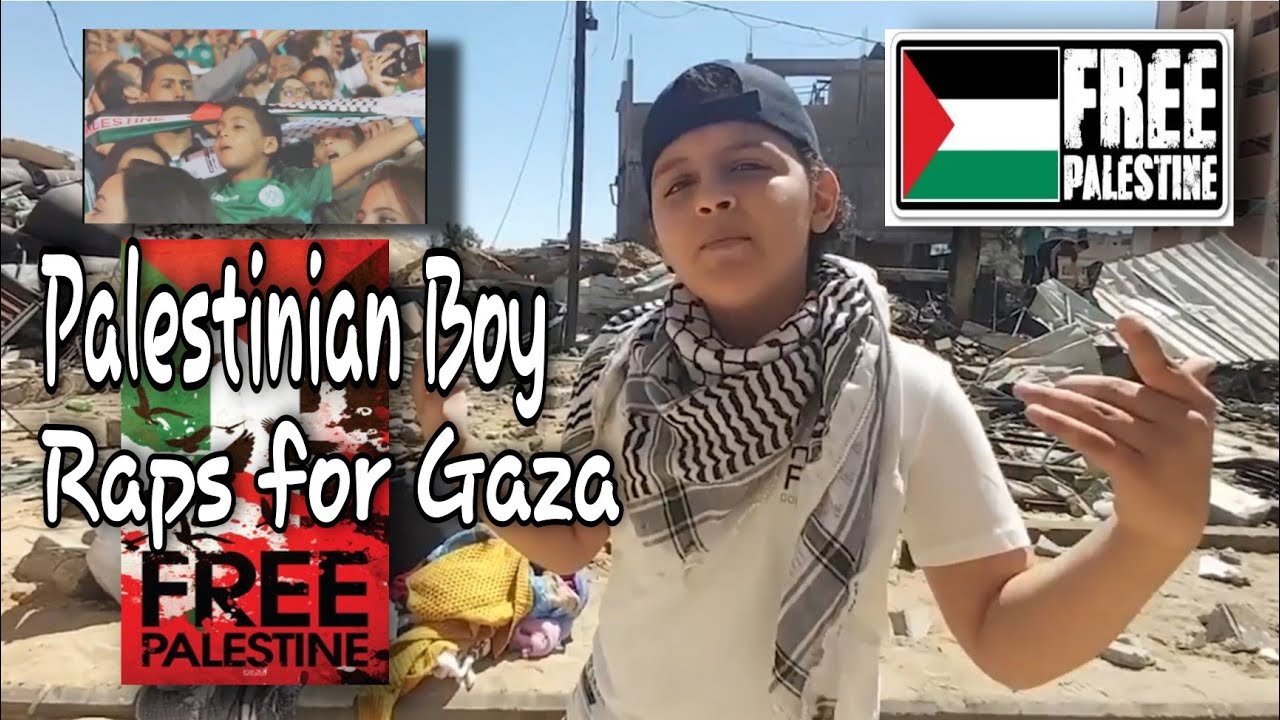 Palestinian Boy Raps for Gaza | Free Palestine | Moroccans singing for ...
