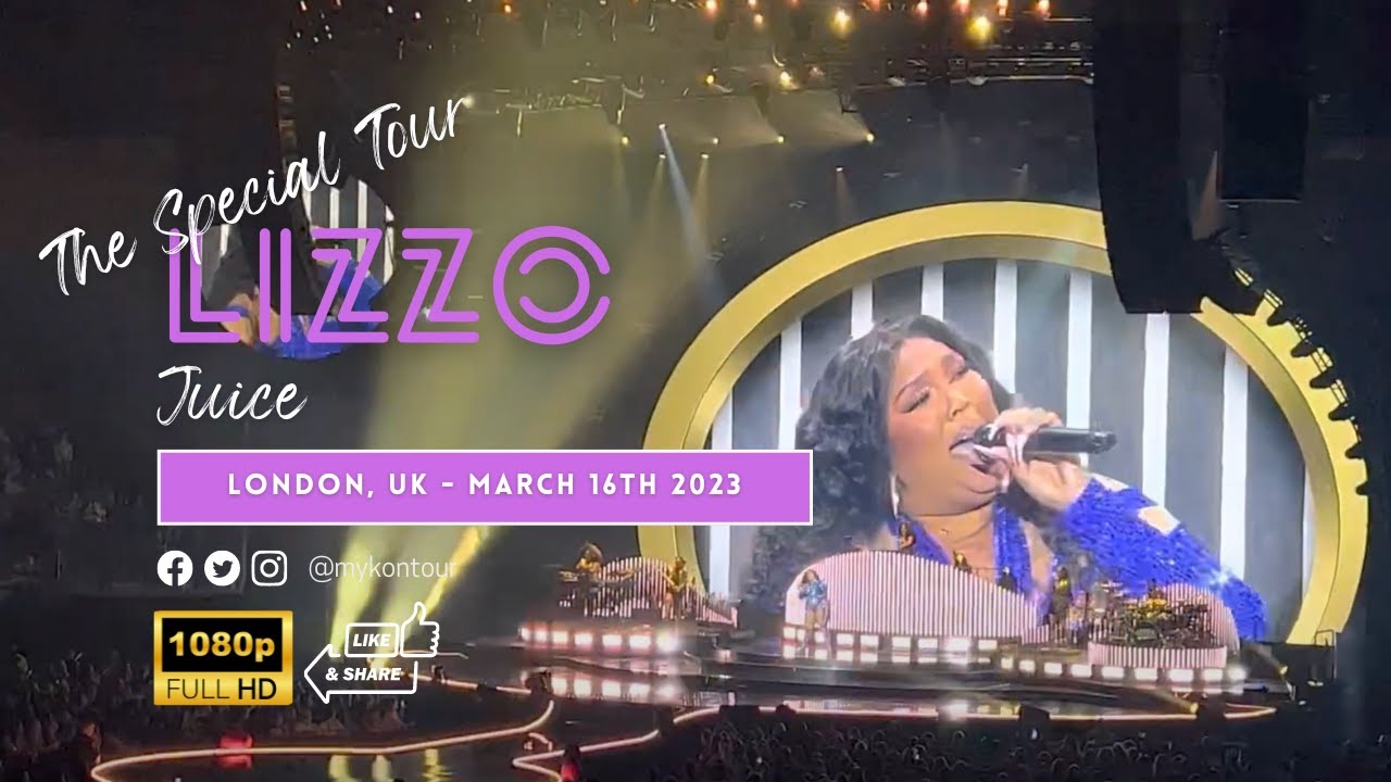 Lizzo - Juice - Special Tour London - YouTube