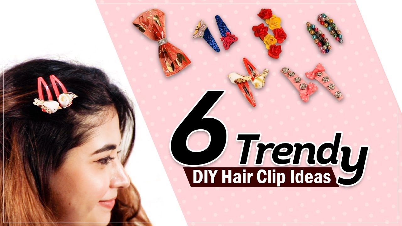Recycle Old Hair Clips Into Stylish Ones | DIY Hair Accessories - YouTube