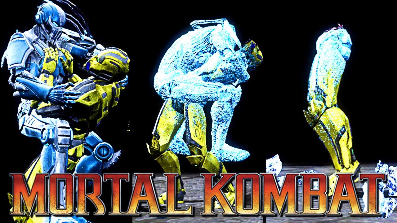 Mortal Kombat 9 Cyber Sub-Zero "KOLD FUSION" Fatality on all Characters ...