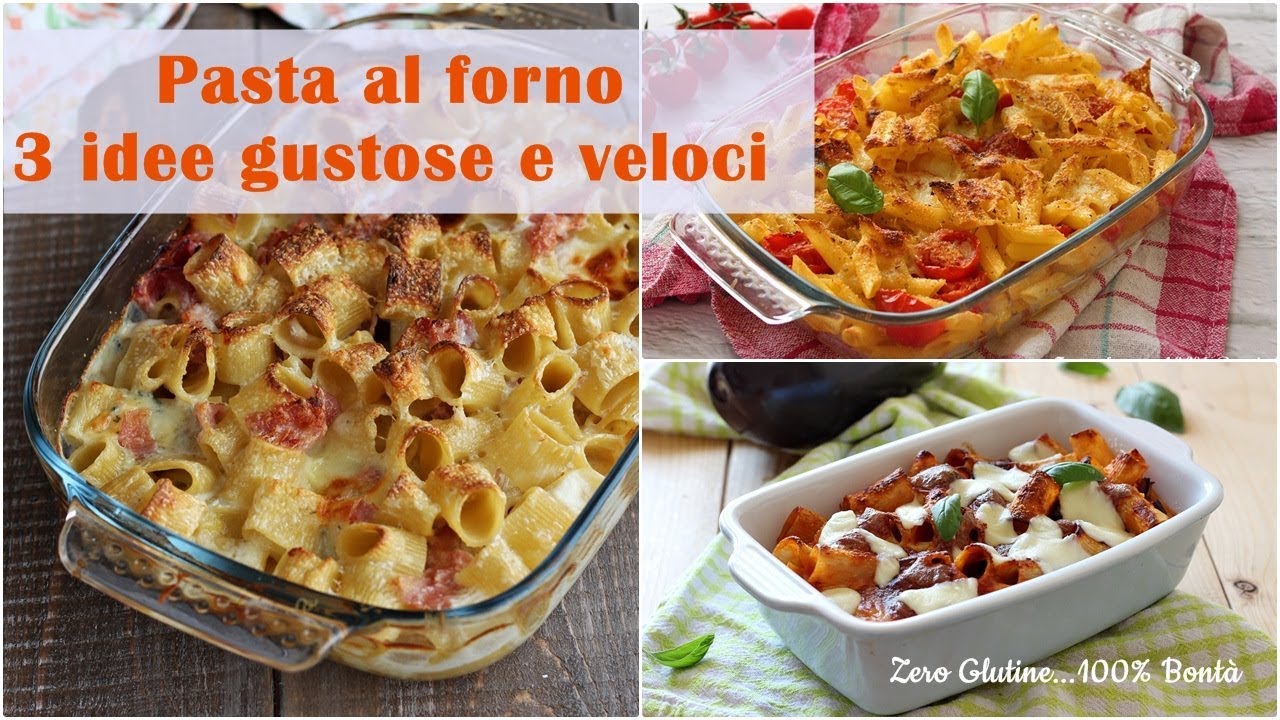 3 Idee di Pasta al forno gustose e veloci. Perfette per il pranzo della ...