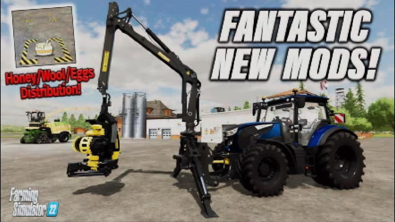 FS22 | FANTASTIC NEW MODS! | (Review) Farming Simulator 22 | PS5 | 15th ...