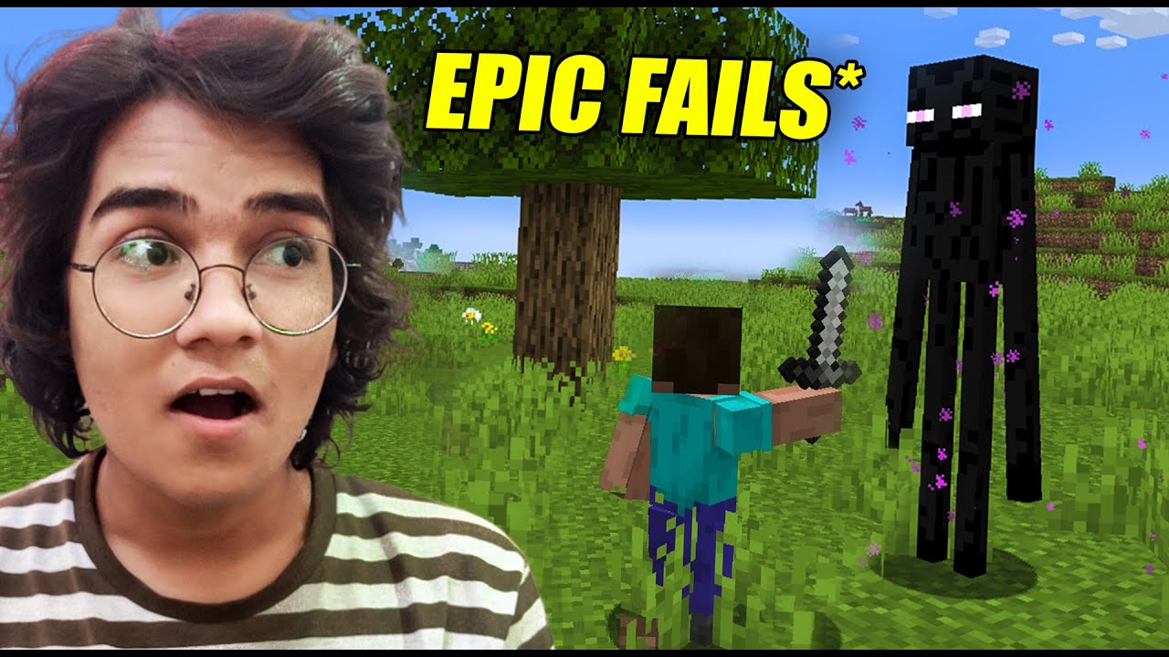 Epic Fails and Funny Moments | Minecraft Public Smp - YouTube