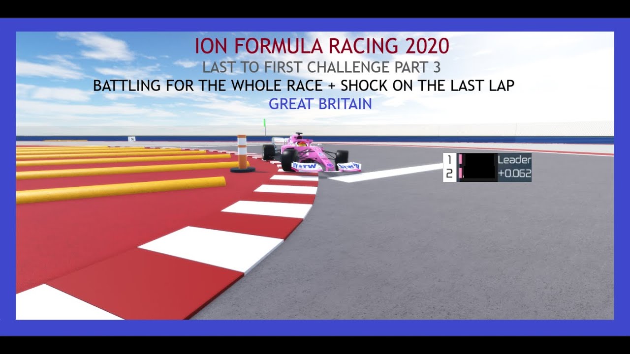 BATTLING FOR THE WHOLE RACE + CRASH ON THE LAST LAP?! (Roblox ION ...