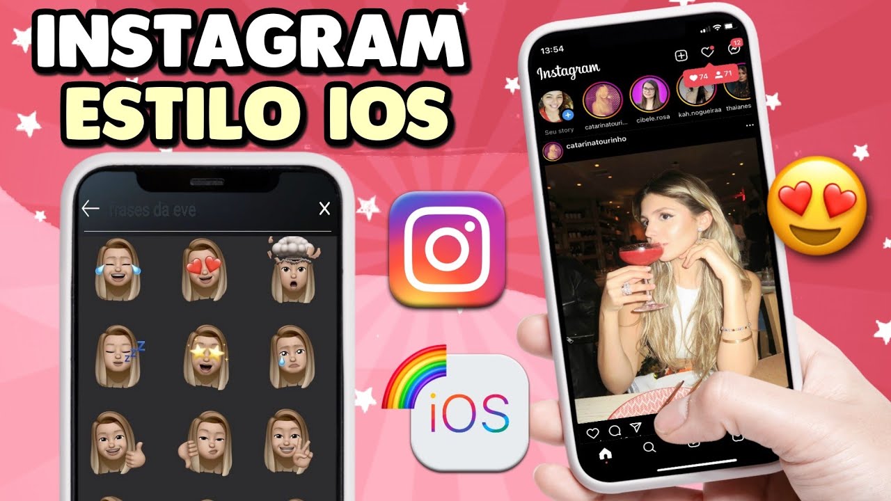 INSTAGRAM ESTILO IPHONE iOS 16 NO ANDROID 2023 ATUALIZADO - YouTube