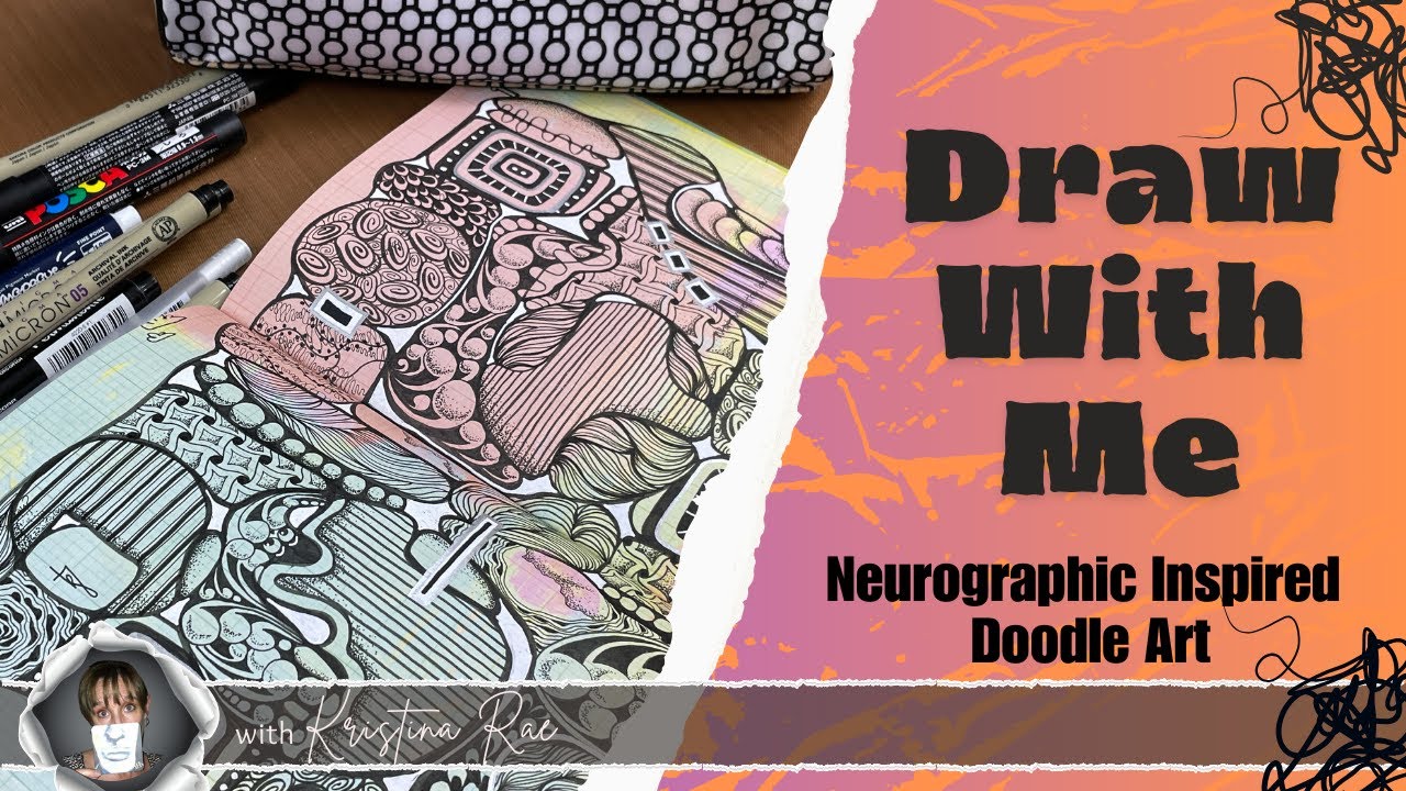 Neurographic Inspired Drawing in my Art Doodle Love Journal - YouTube