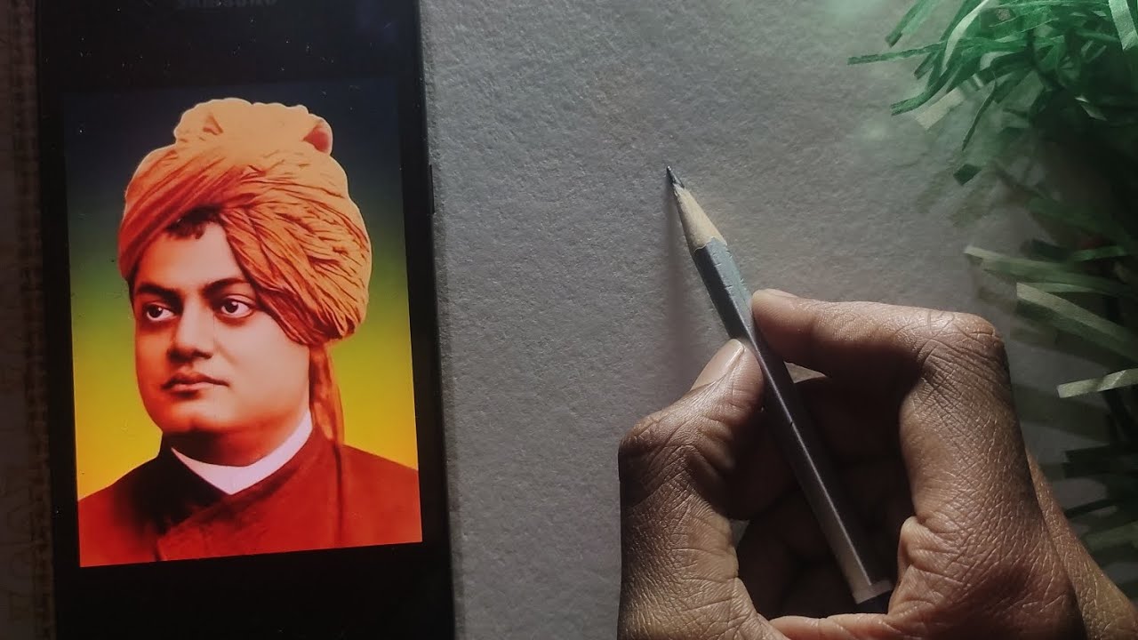 swami vivekananda drawing outline tutorial #swamivivekananda #art ...