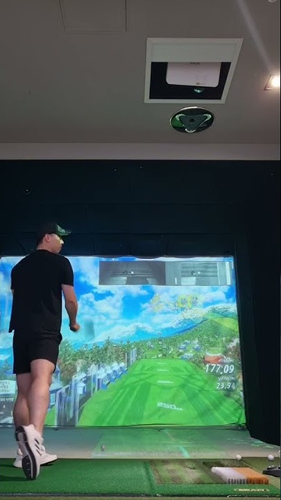 스크린 한겜 하기전 연습스윙골프스윙 연습장 인도어 실외연습장드라이버샷 드라이버스윙 스크린골프 스크린퍼터 롱퍼터 버디찬스 Par Youtube