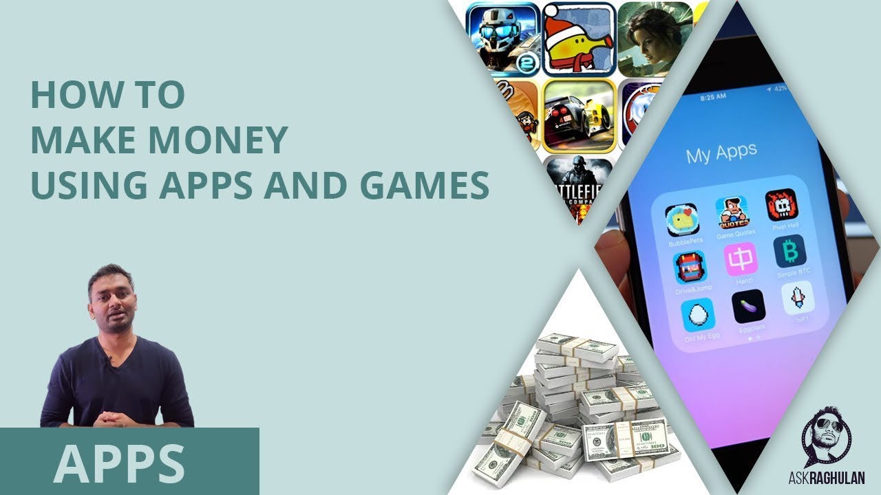 How to make money using Apps and Games - YouTube