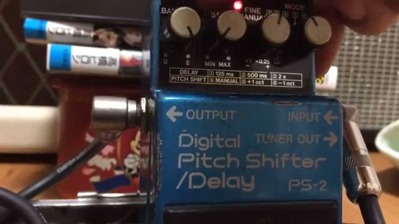 BOSS PS-2 Digital Pitch Shifter / Delay - YouTube
