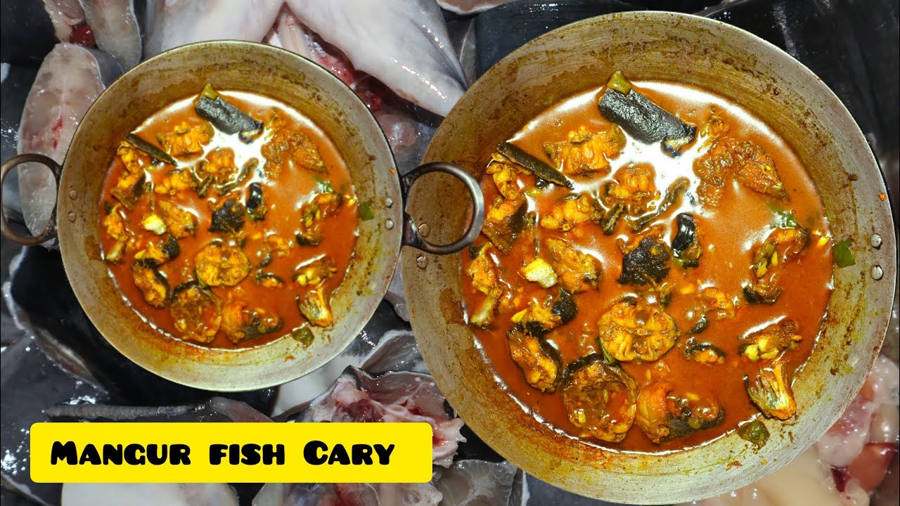 गांव में मांगुर मछली ऐसे बनाते हैं😜how to make mangur fish Cary in ...