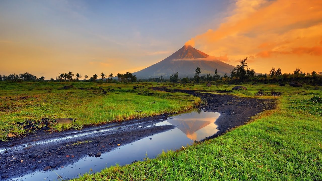 Eruptions of MT Taal and MT Mayon - YouTube