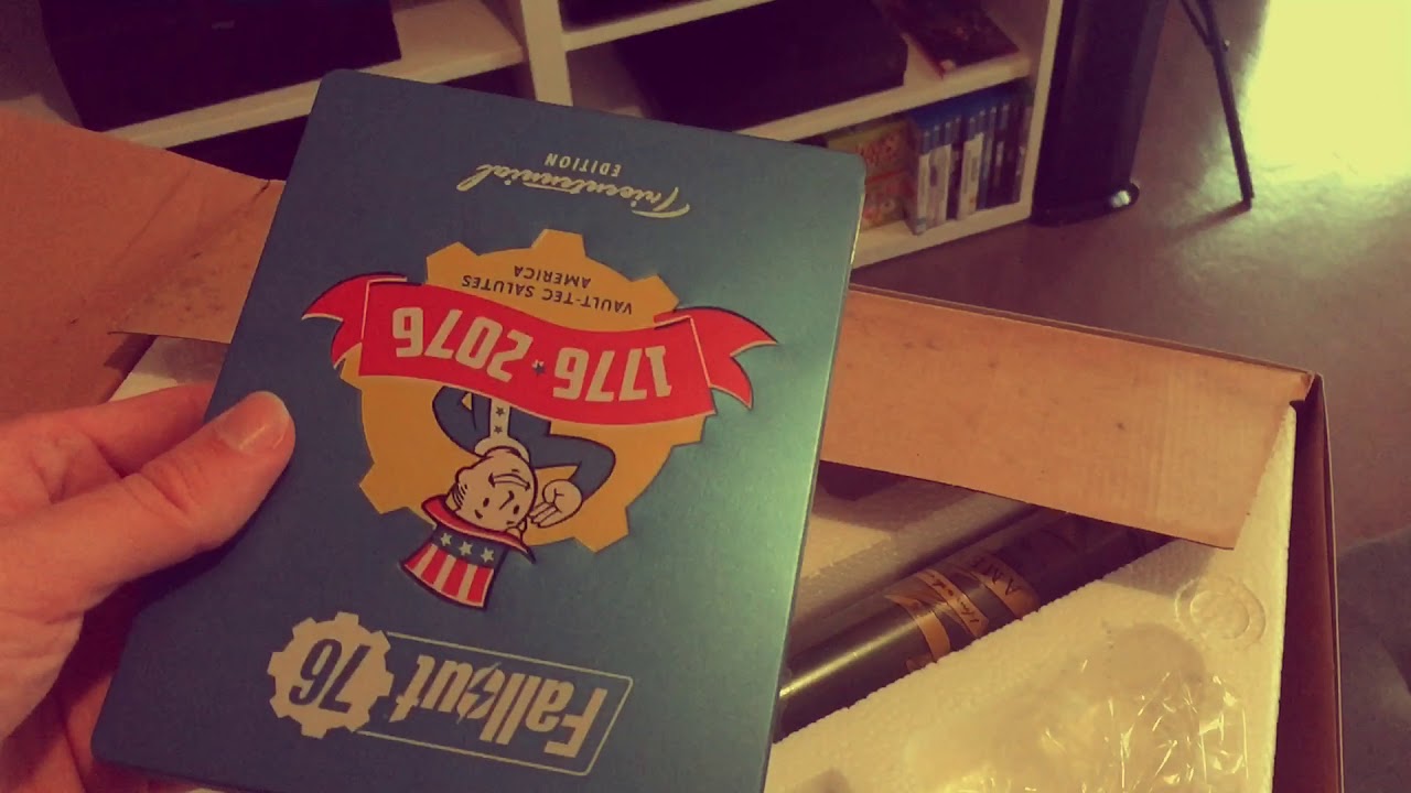 fallout 76 collector's edition unboxing - YouTube