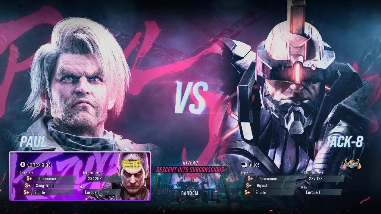 TEKKEN 8 Cortex (Paul) vs (Jack-8) Gilles Ranked - YouTube