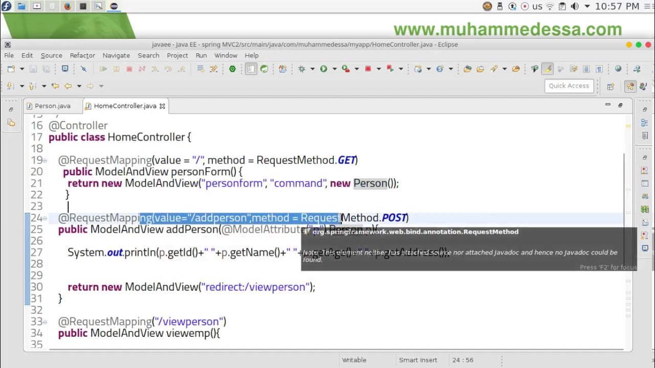 28 Spring Framework MVC Model View Controller - YouTube