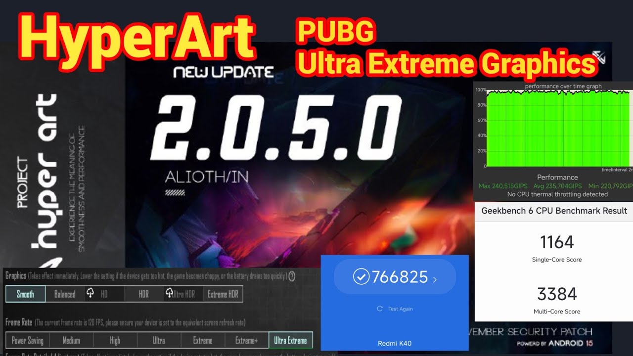 HyperArt 2.0.5.0 for Foco F3 | Mi 11x I Redmi K40 , PUBG Ultra Extreme Graphics Gaming Rom - YouTube