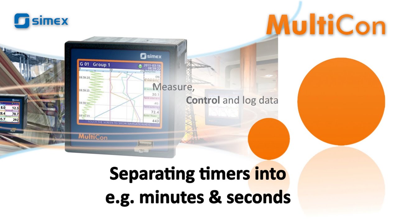 MultiCon CMC Logical channels – Separating times into e.g. minutes ...