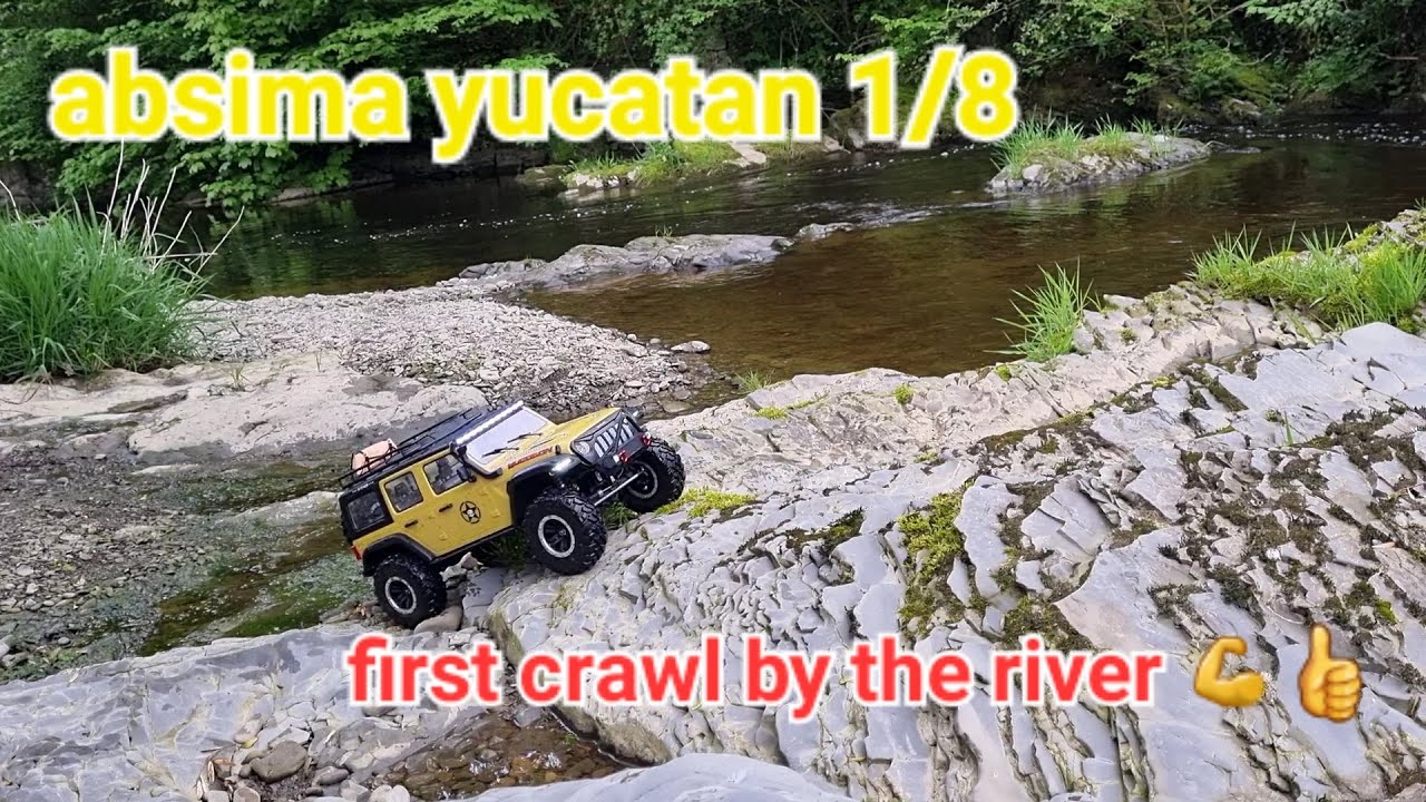 absima yucatan 1/8 first river crawl 💪👍👍 - YouTube