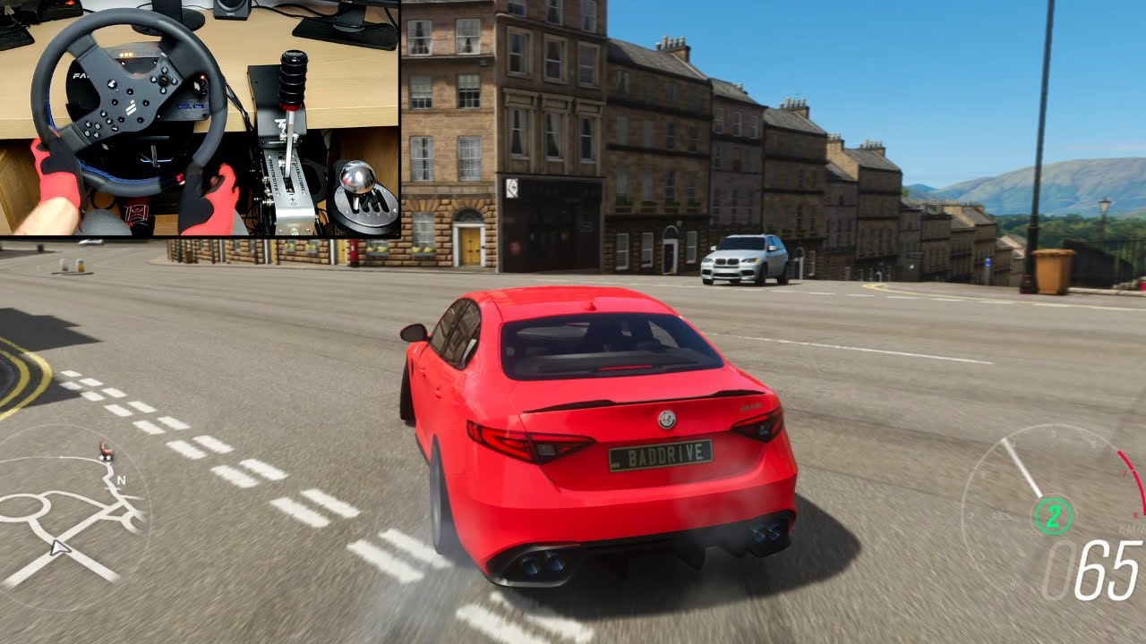 Forza Horizon 4 Alfa Romeo Giulia Quadrifoglio | Fanatec CSL Elite ...