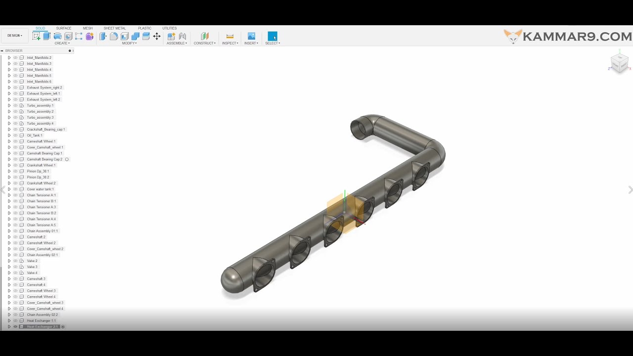 Fusion 360 Modeling V12 Engine EP 59 😍 2K - YouTube