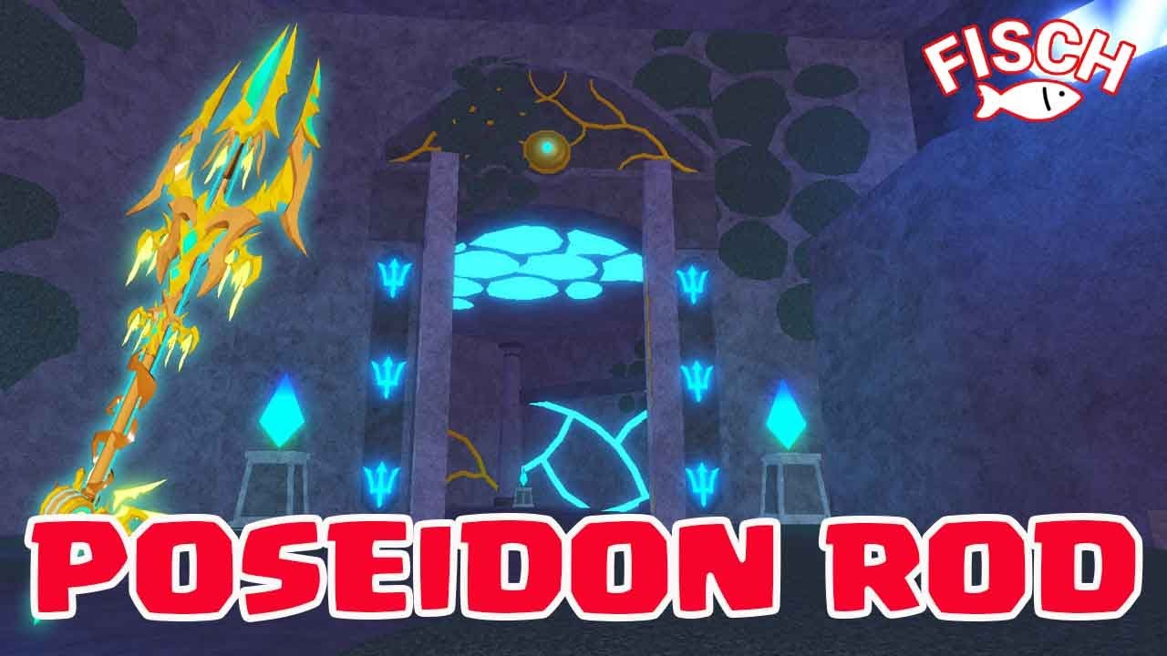 CARA MEMBUKA POSEIDON ROD DI UPDATE TERBARU ROBLOX FISCH ATLANTIS ...