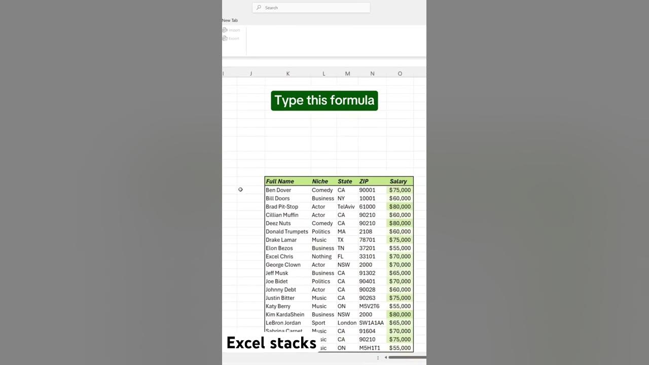 Create search bar in excel to filter data #excel #exceltips #exceltricks - YouTube