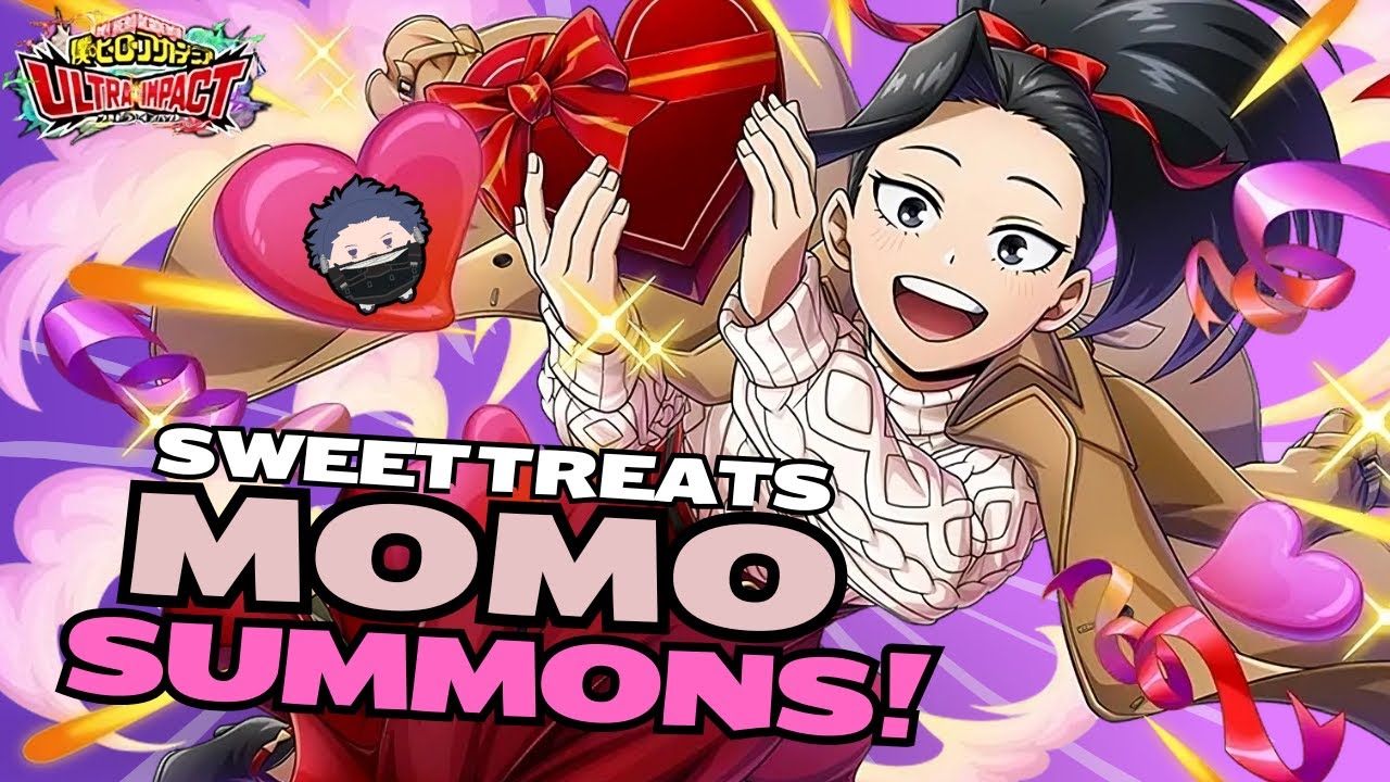 Momo CHARMS everyone! New limited Valentine's Momo SUMMONS in My Hero Ultra Impact! - YouTube