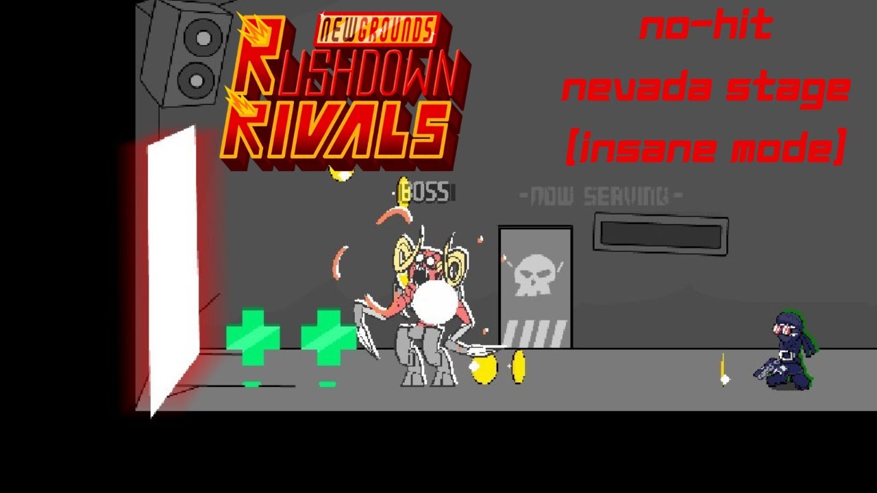 Newgrounds Rushdown Rivals - No-Hit Nevada Stage on Insane Mode - YouTube
